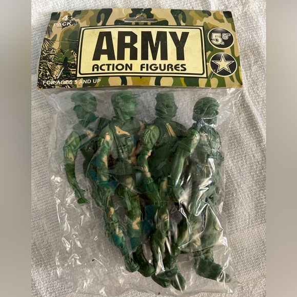 Toys | 55 Poseable Action Figures 4 Pack Army New | Poshmark